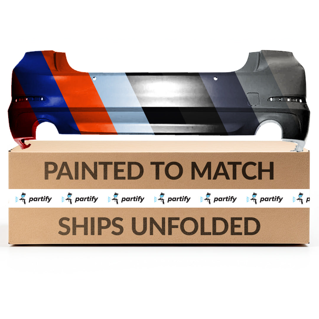2017-2020 BMW 530E Rear Bumper Without Sensor Holes SedanWithout M ...
