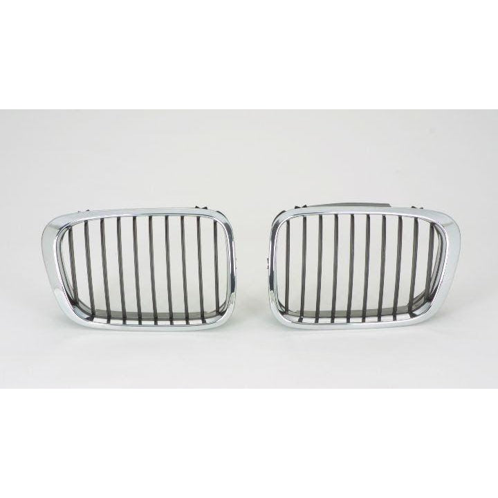 BMW 3 Series Sedan OEM Grille Driver Side Chrome Black - 51138208487 ...