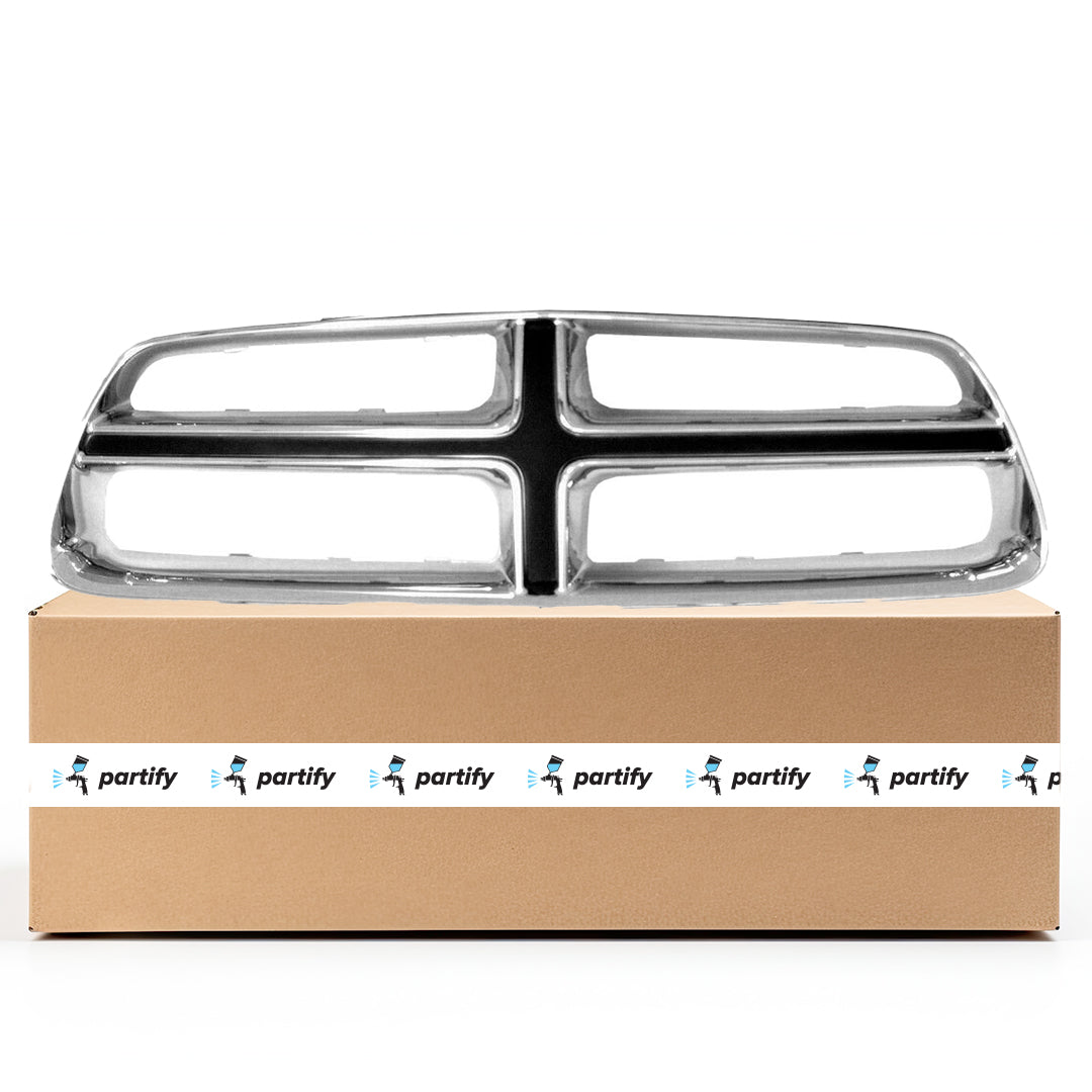 2011-2014 Dodge Charger Grille Frame Chrome Black - CH1210109 — Partify