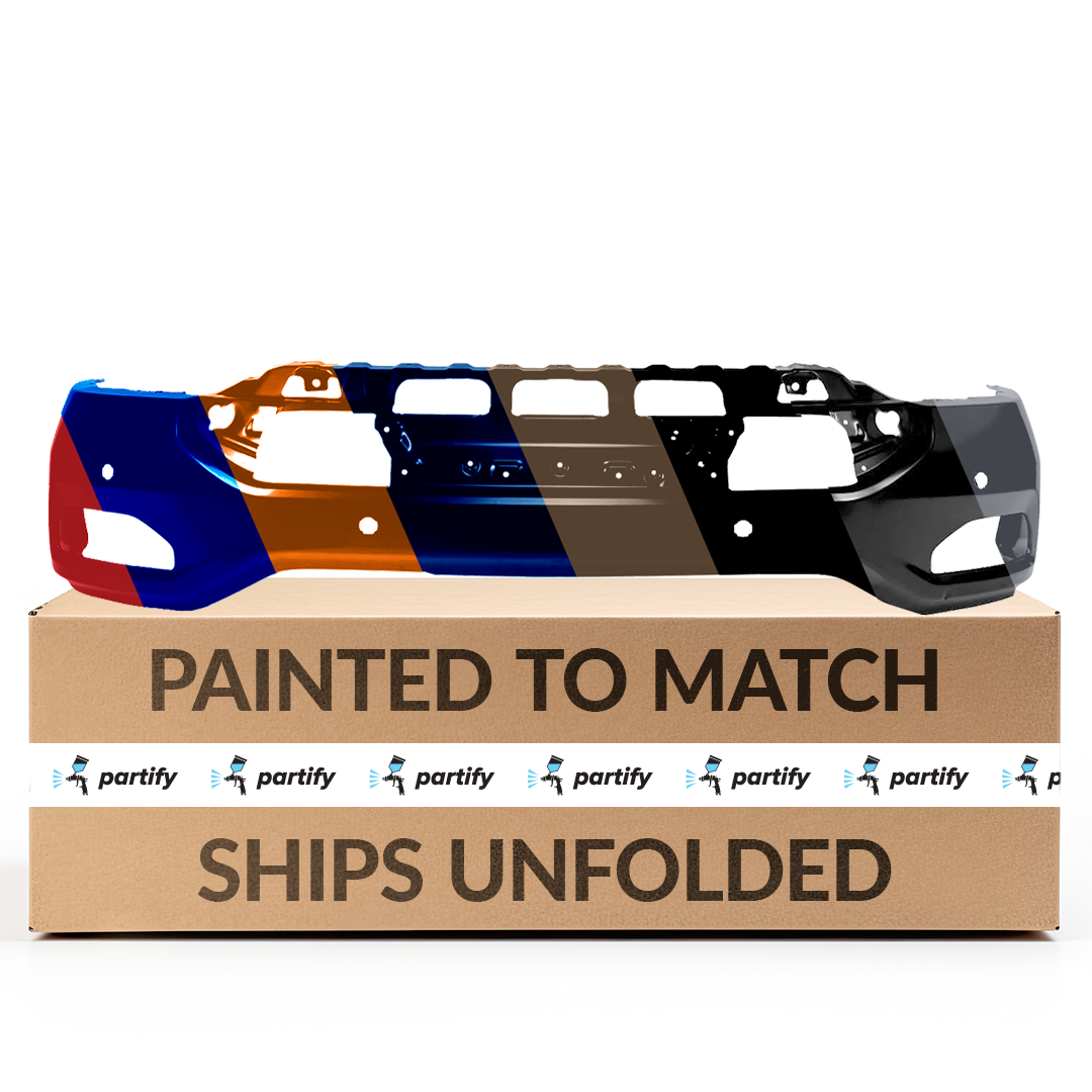 GMC Sierra 1500 OEM Front Bumper Without Sensor Holes - 23381975 — Partify