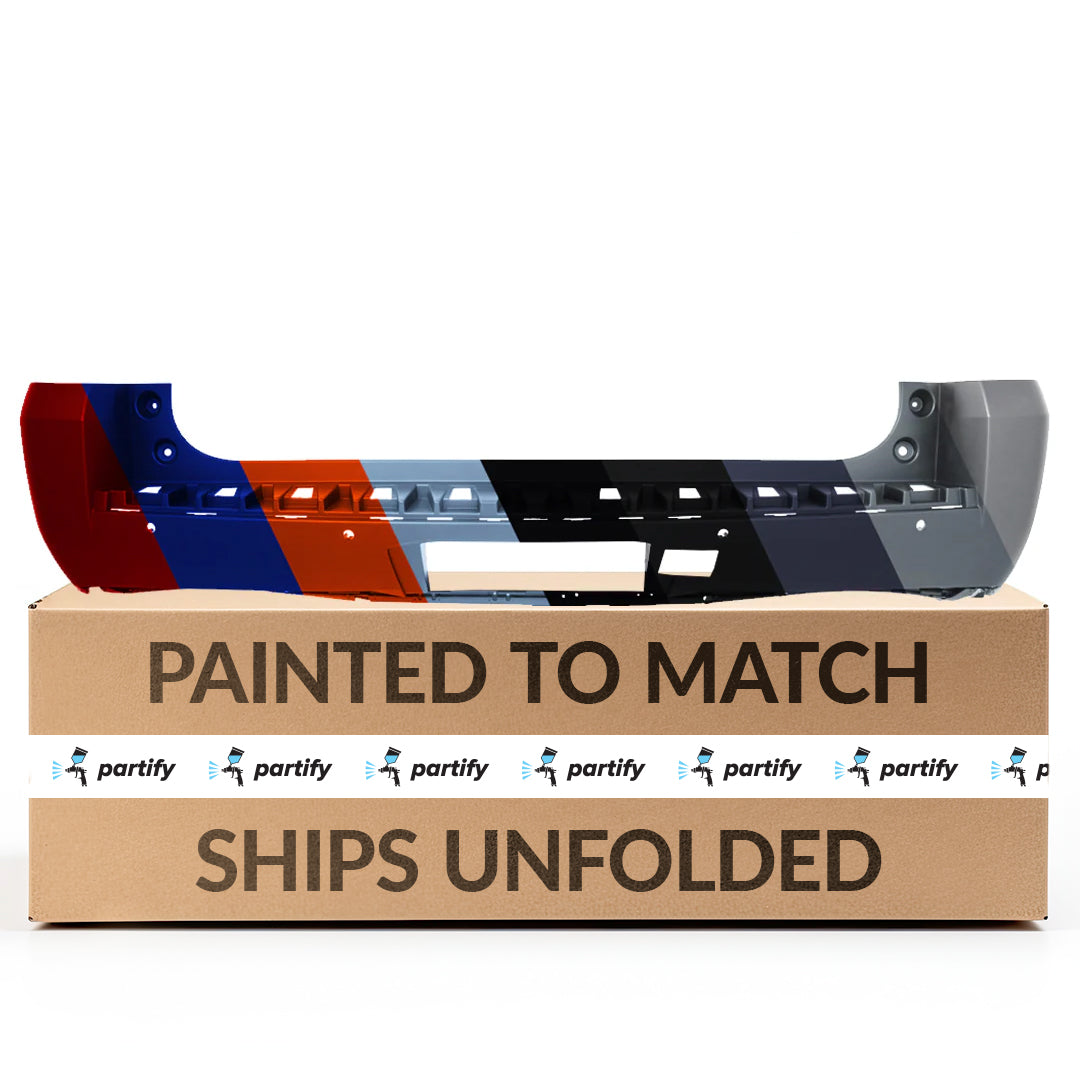 GMC Yukon OEM Rear Bumper With Sensor Holes - 23386115 — Partify