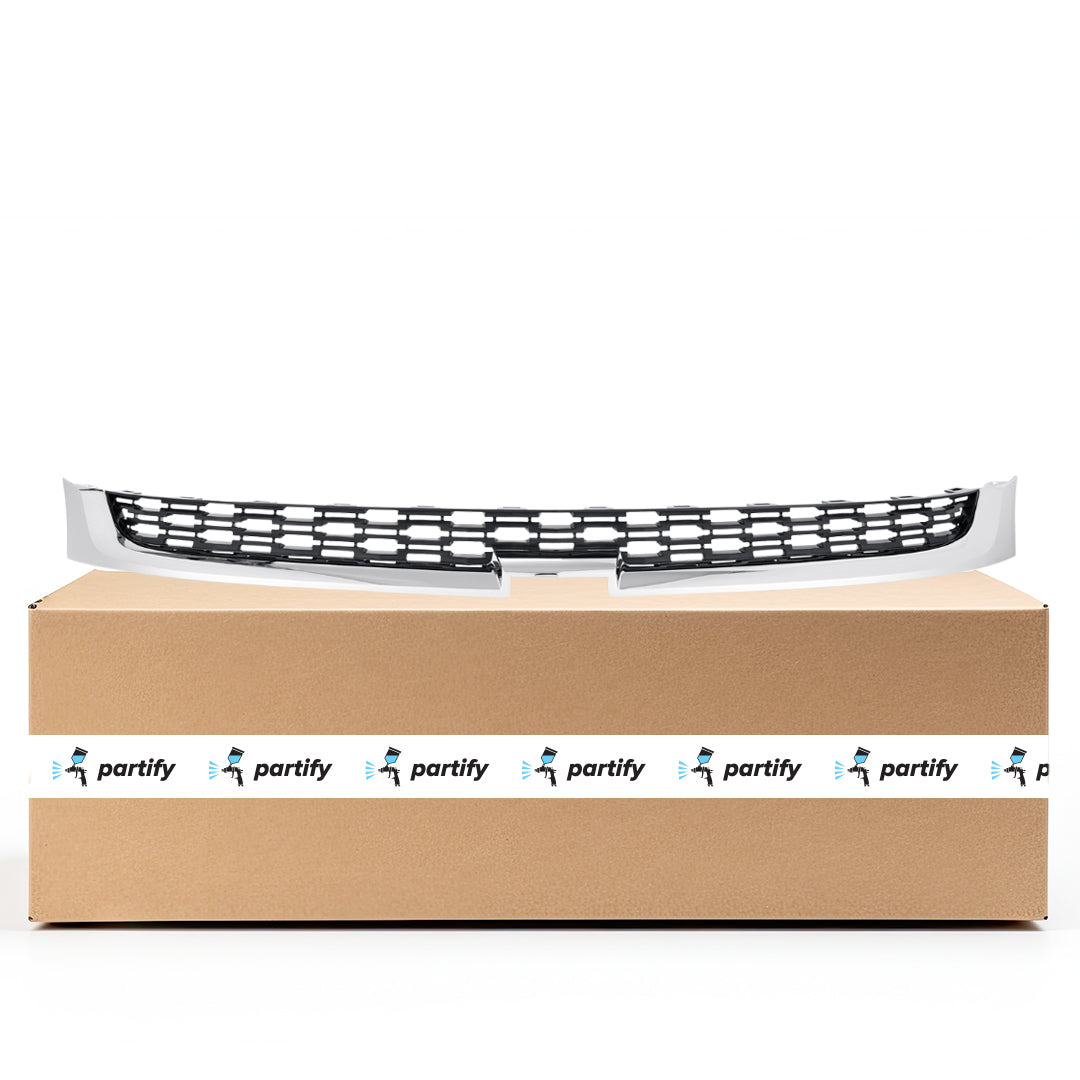 Chevrolet Malibu Upper OEM Grille Chrome Black - 22995184 — Partify