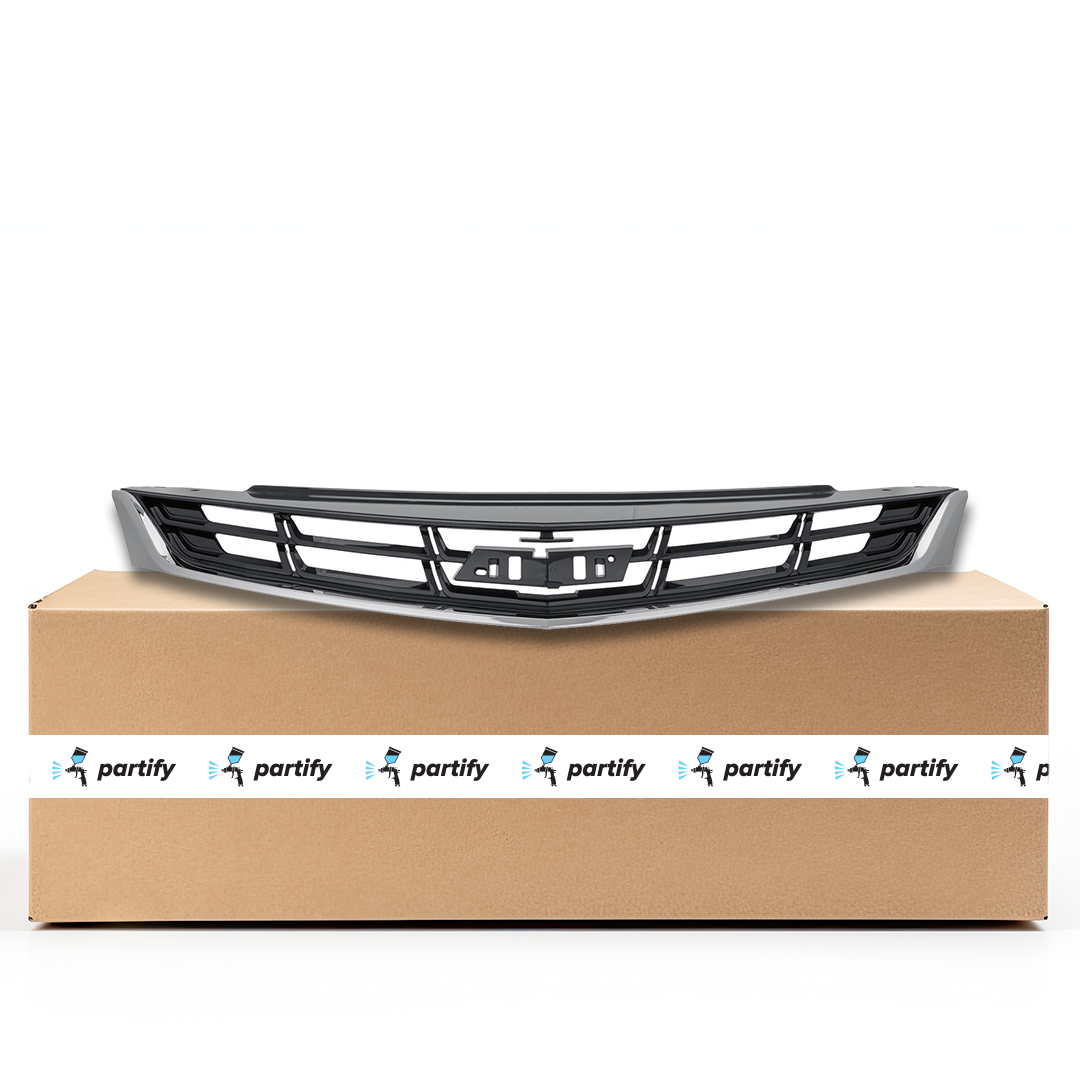 Chevrolet Cruze Hatchback Upper CAPA Certified Grille Painted Black Wi ...