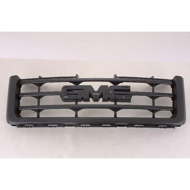 GMC Pickup GMC Sierra Hybrid OEM Grille Matte Black 3 Horizontal Black ...