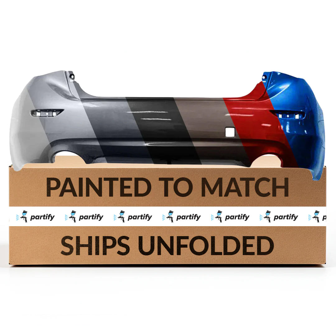 Infiniti Q50 OEM Rear Bumper Without Sensor Holes - 850224GA0H — Partify