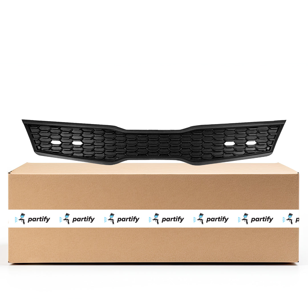 KIA Rio Sedan OEM Grille Without Chrome Trim - 863511W500 — Partify