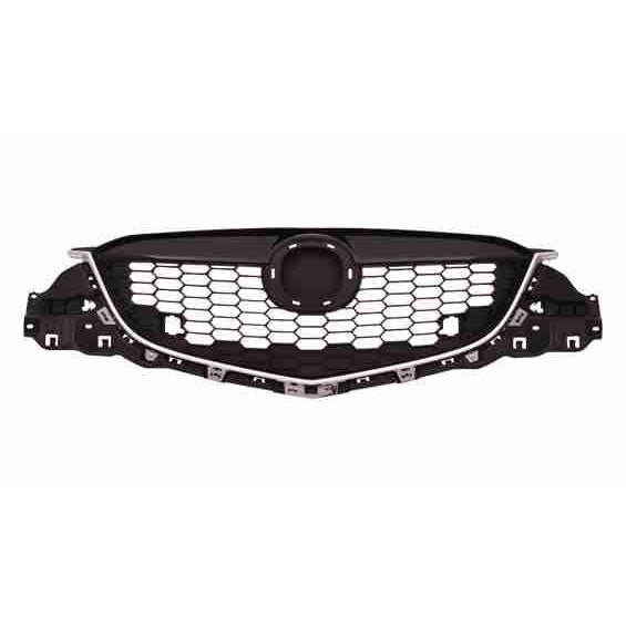 Mazda CX5 OEM Grille Partial Painted-Bk With Chrome Moulding - KD45507 ...