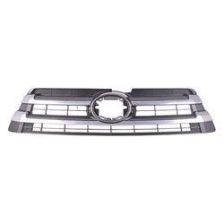 Toyota Highlander OEM Grille Matte Black/Gray With Chrome Bars - 53101 ...
